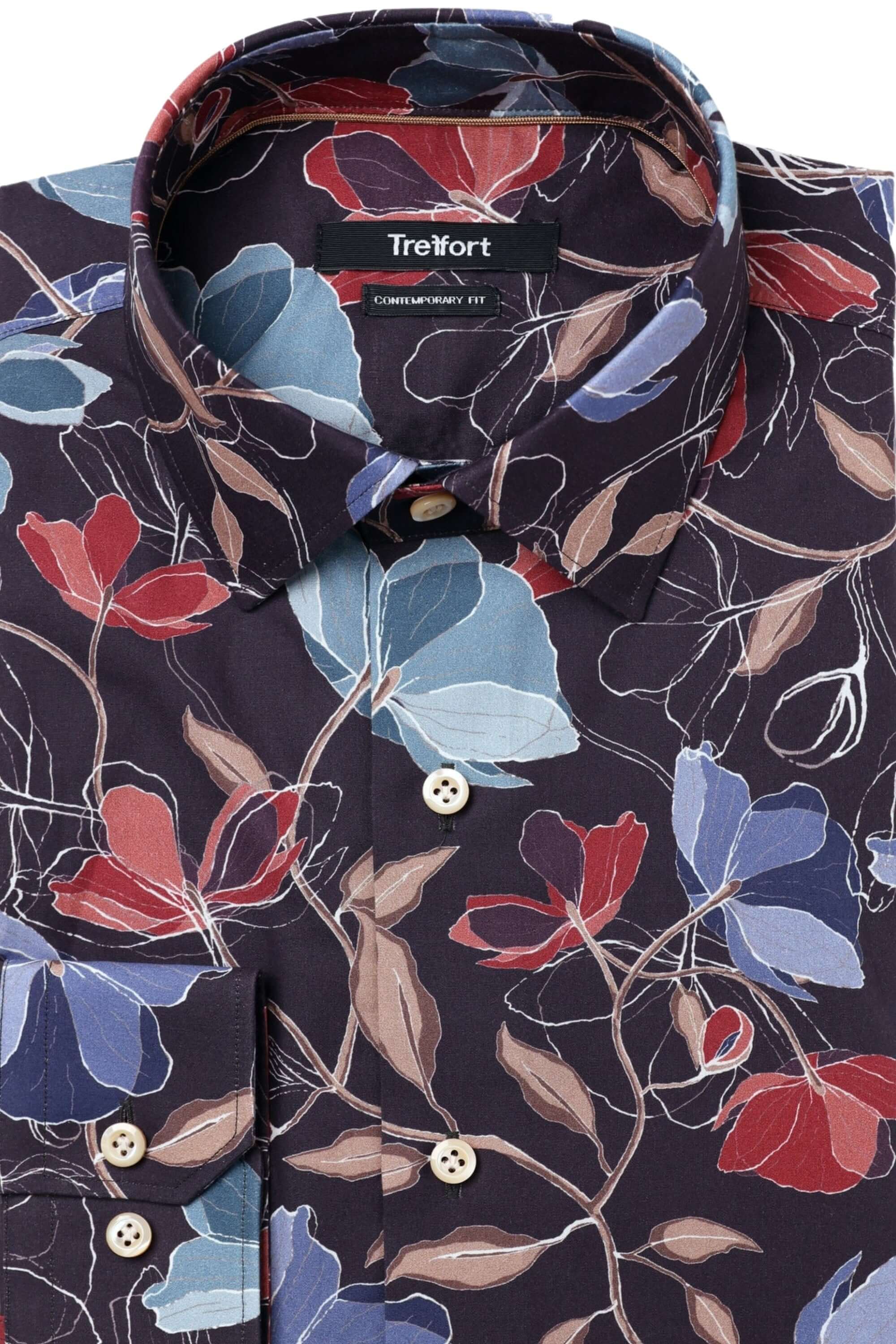 HARRISON PRINT BUTTON DOWN DRESS SHIRT - CASUAL /FORMAL EVENT ...